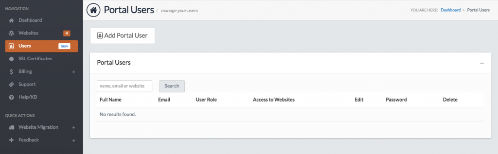 How to create and manage Portal users - Pressidium® Managed WordPress ...