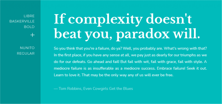 A Guide to Font Pairing for Web Designers: Tips + 30 Amazing Examples ...