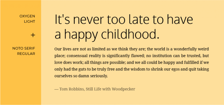 A Guide to Font Pairing for Web Designers: Tips + 30 Amazing Examples ...