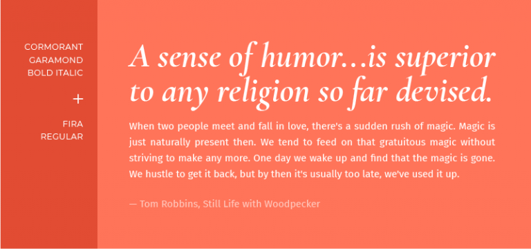 A Guide to Font Pairing for Web Designers: Tips + 30 Amazing Examples ...